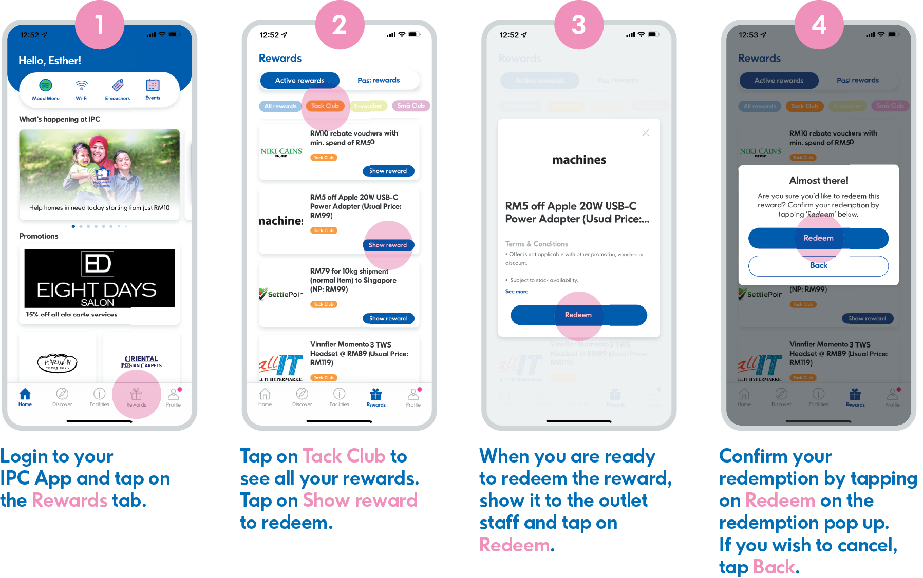 IPC Tack Club Perks | IPC Shopping Centre