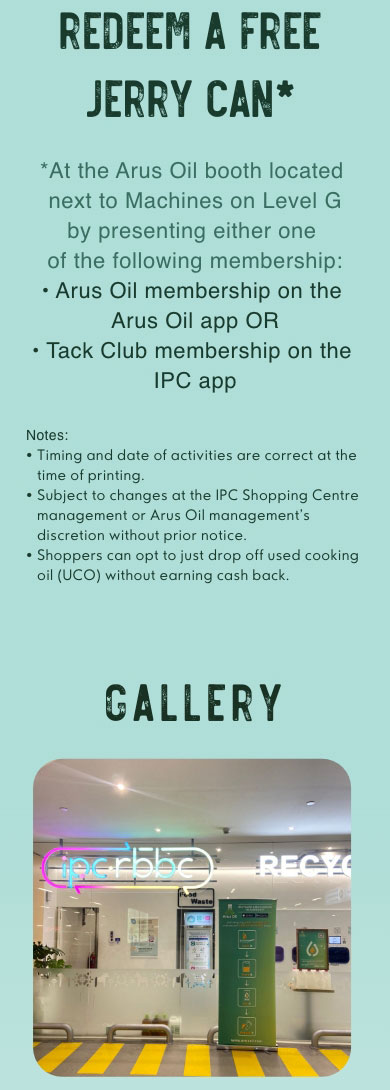 IPC Arus Oil | IPC Shopping Centre